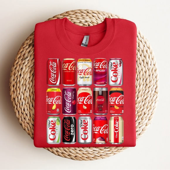 Handmade | Tops | Coca Cola Sweatshirt | Poshmark